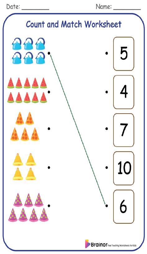 60 Free Worksheets on Counting How Many Objects
