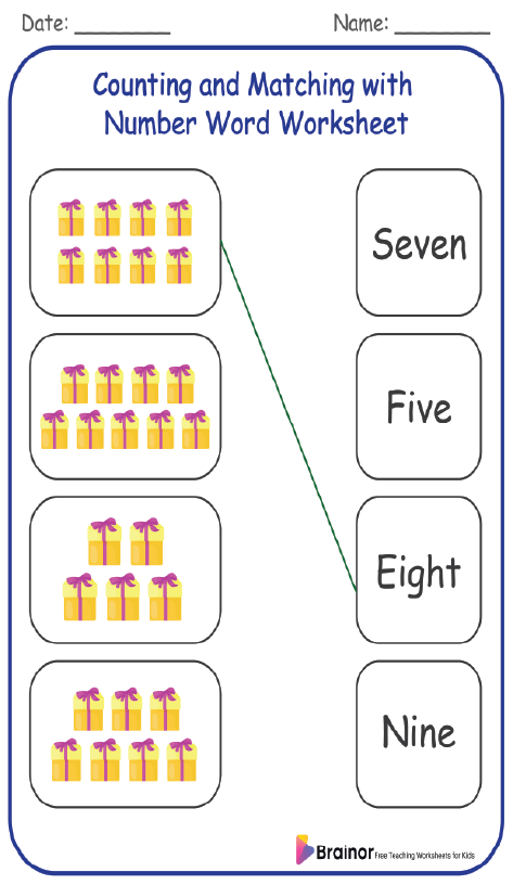 60 Free Worksheets on Counting How Many Objects
