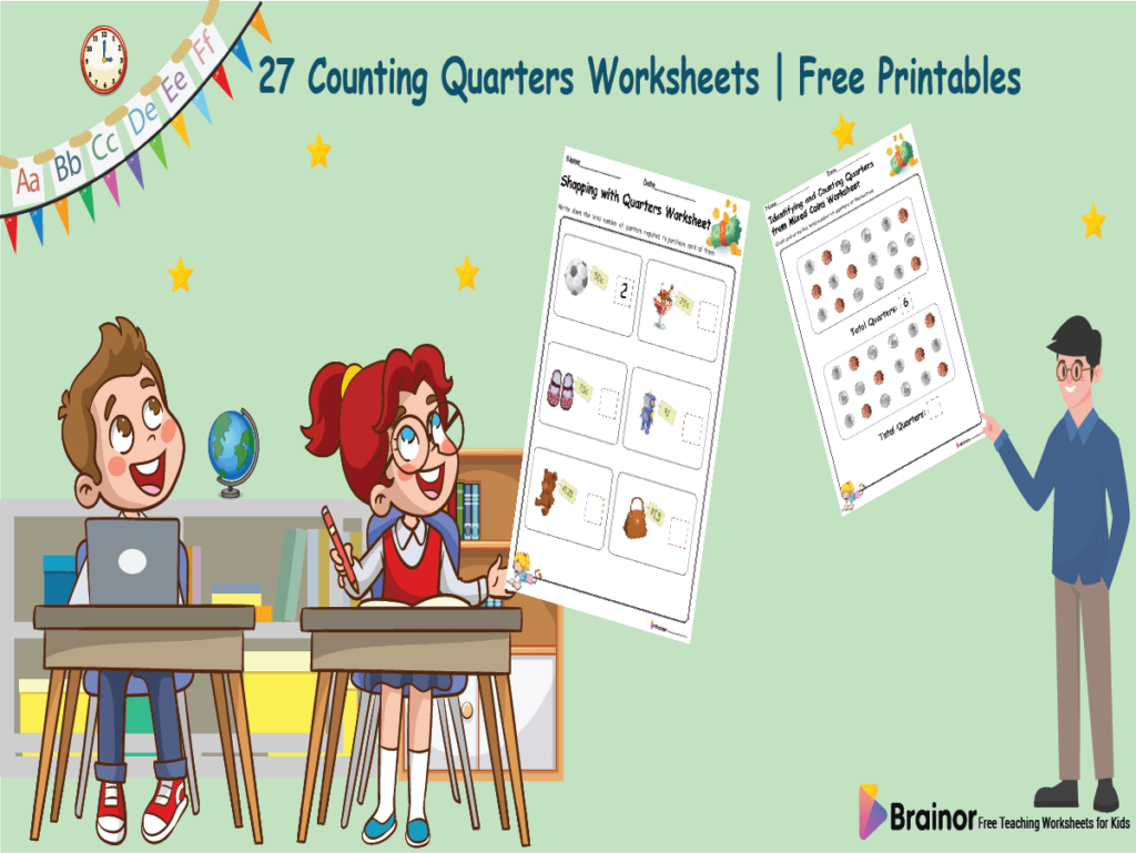 27 Counting Quarters Worksheets | Free Printables