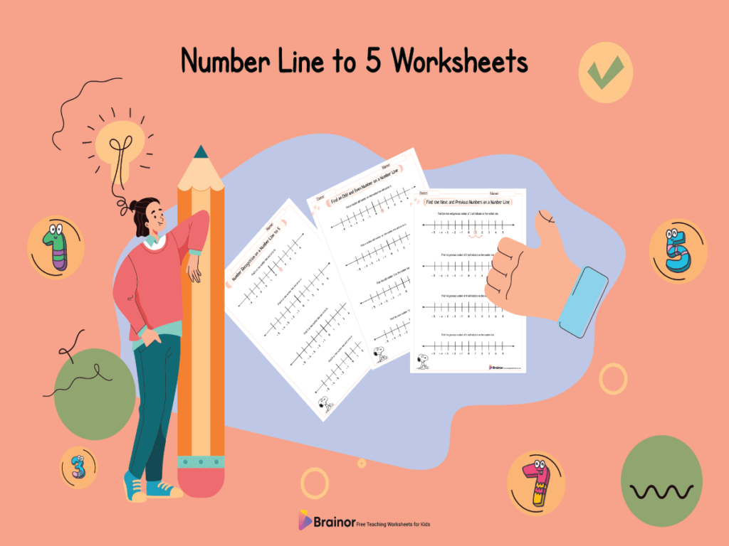 15+ Free Number Line to 5 Worksheets