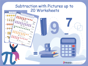 20+ Subtraction with Pictures Up to 20 Worksheets | Free Printable