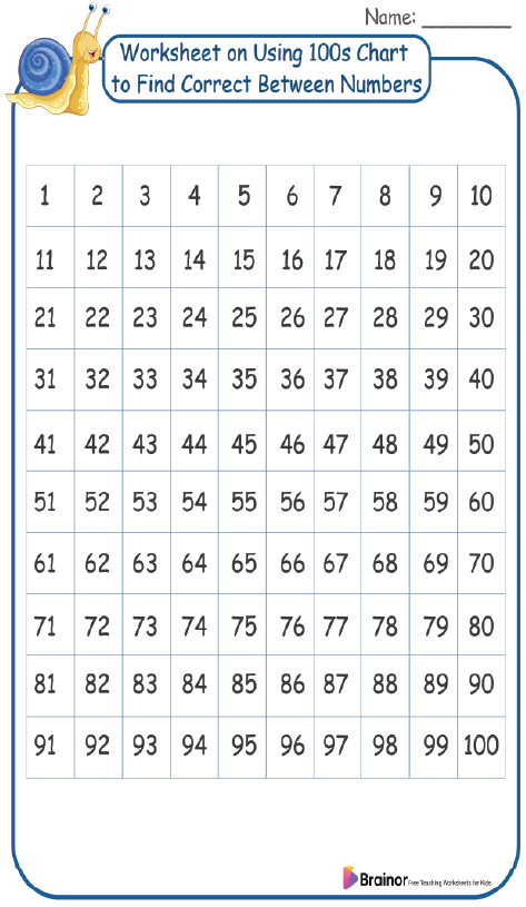 24 Between Numbers Worksheet | Free Printable