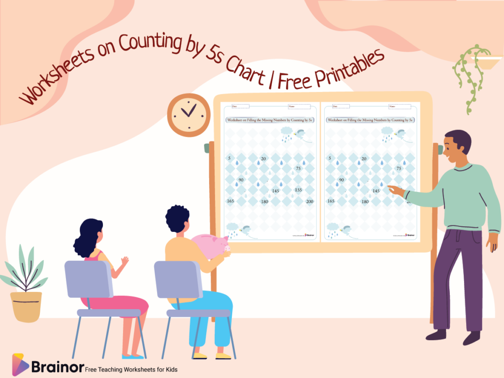 15 Worksheets on Counting by 5s Chart | Free Printables