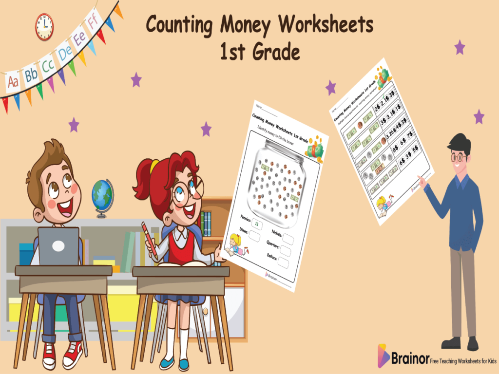 24 Counting Money Worksheets 1st Grade | Free Printable