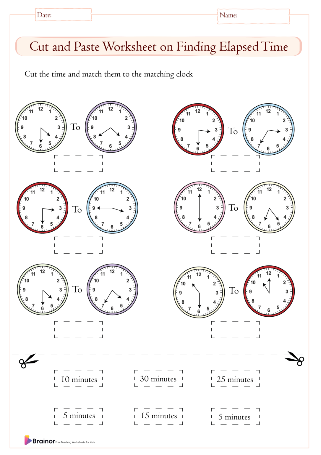 20+ Elapsed Time Worksheets Grade 1 | Free Printables