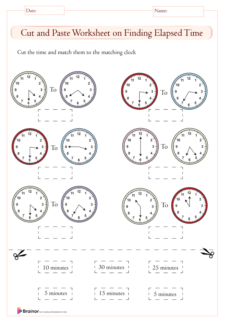 20+ Elapsed Time Worksheets Grade 1 | Free Printables