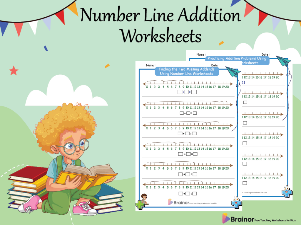 15 Free Interactive Number Line Addition Worksheets