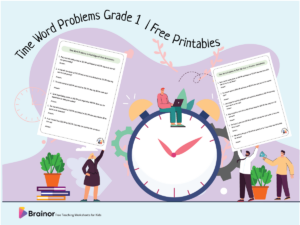 10+ Time Word Problems Grade 1 | Free Printable