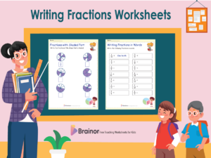 20+ Free Printable Writing Fractions Worksheets