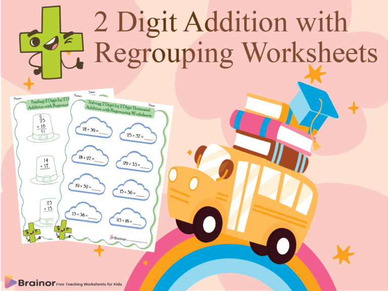 2 Digit Addition with Regrouping Worksheets | 15+ Free Printables