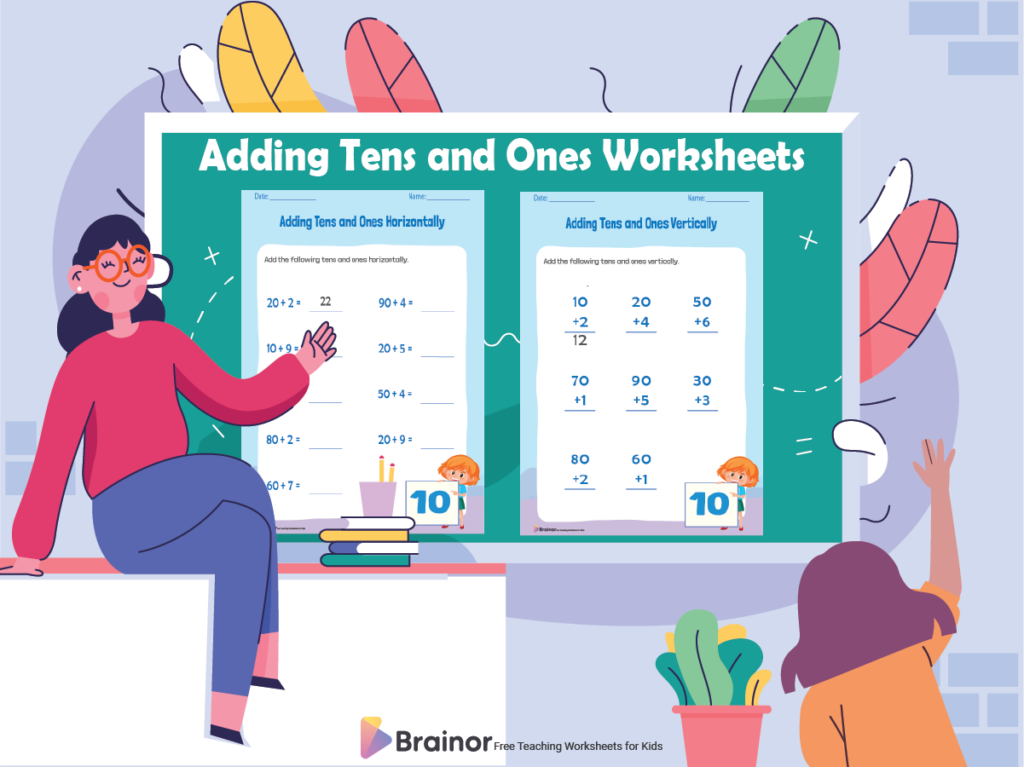 Adding Tens and Ones Worksheets | 15 Free Pages