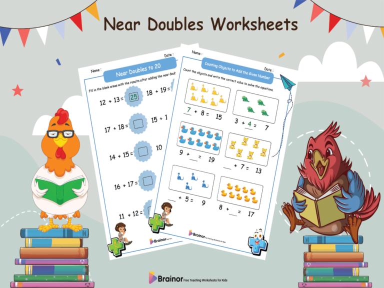 18 Free Near Doubles Worksheets